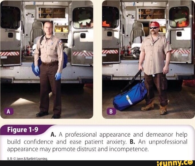 A. A professional appearance and demeanor help build confidence and ...