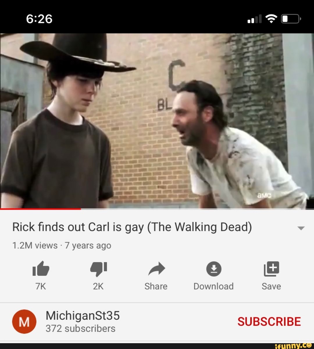 Rick Carl Walking Dead Meme