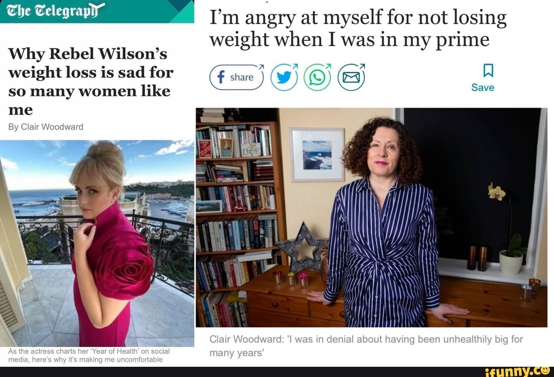 The Why Rebel Wilson's I'm angry at myself for not losing weight when I ...