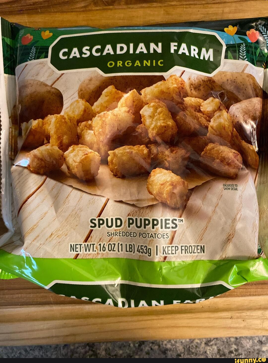 CASCADIAN ORGANIC SPUD SHREDDED POTATC NET WT 16 02 (TUB) KEEP FROZEN ...