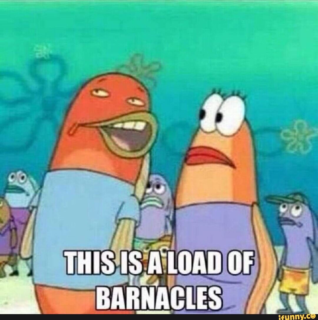 Barnacles memes. Best Collection of funny Barnacles pictures on iFunny
