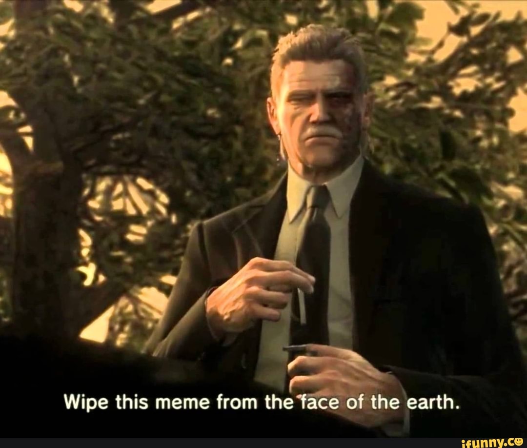 Wipe this meme from the face of the earth. - iFunny