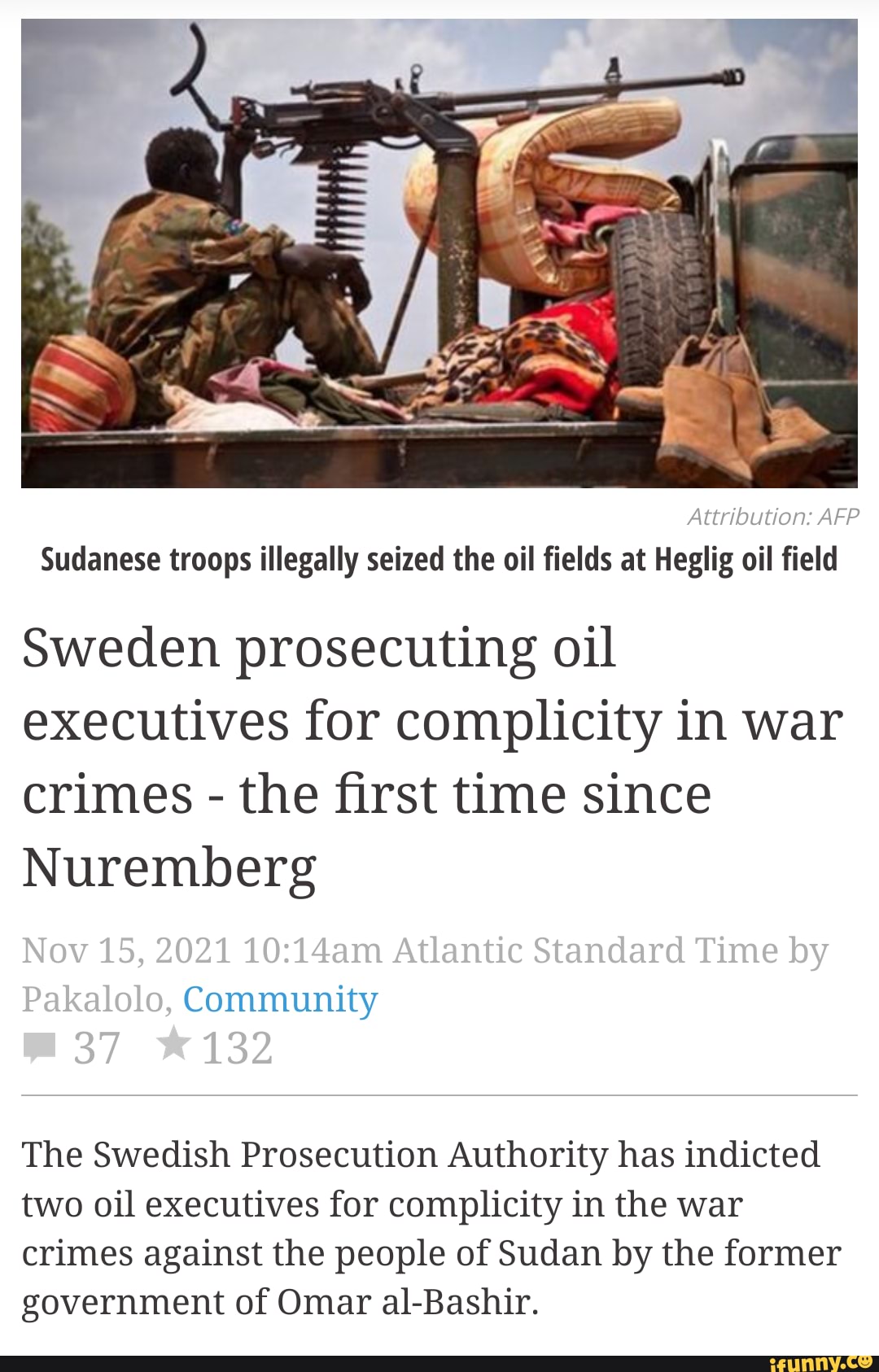 Attribution: AFP Sudanese troops illegally seized the oil fields at ...