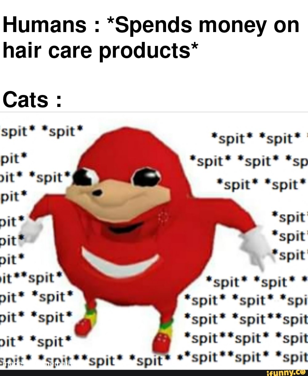 Humans : *Spends money on hair care products* Cats : spit* *spit* *spit ...