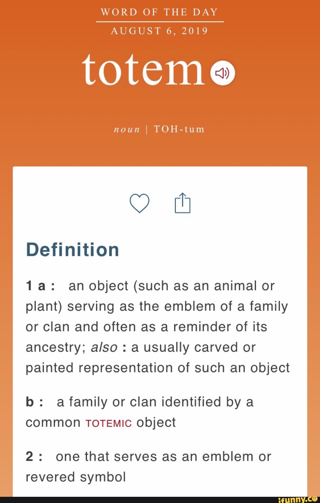 Noun TOH tum 1 A An Object such As An Animal Or Plant Serving As noun-toh-tum-1-a-an-object-such-as-an-animal-or-plant-serving-as