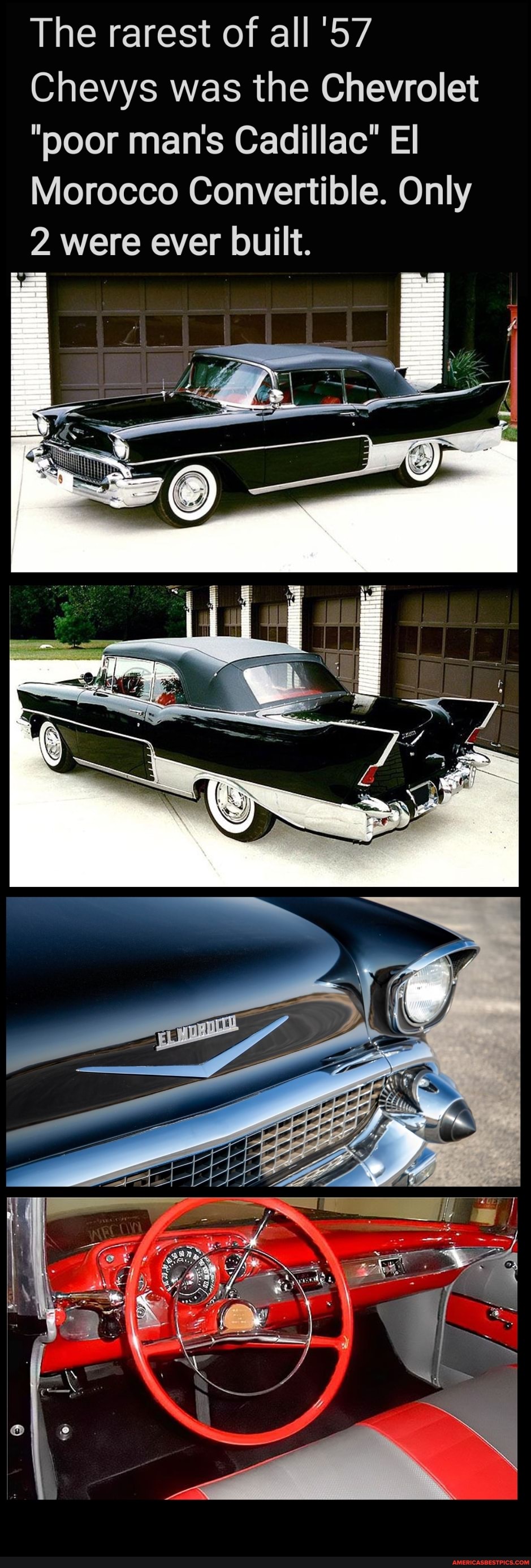 The rarest of all '57 Chevys was the Chevrolet "poor man's Cadillac" El ...