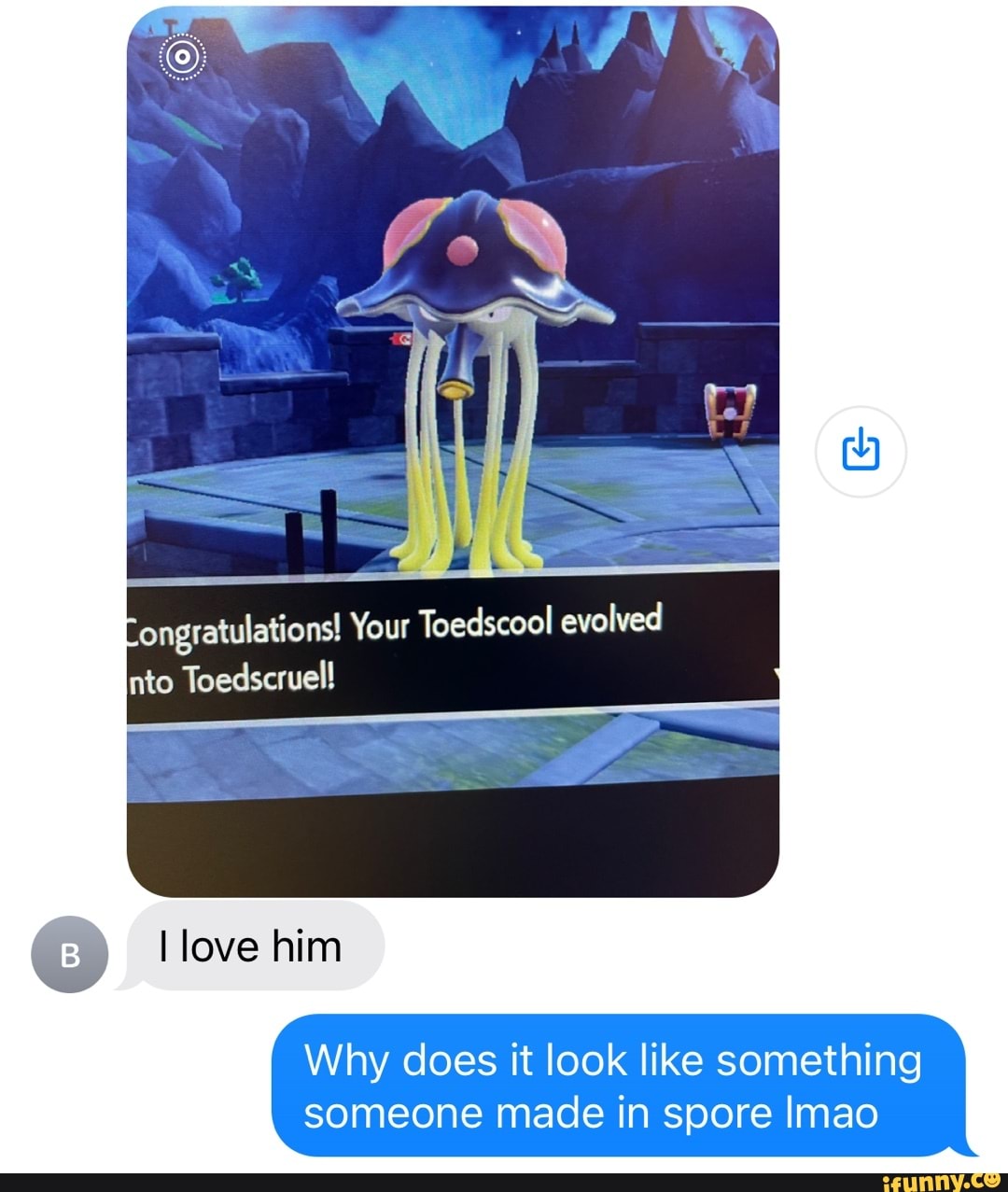 Congratulations! Your Toedscoel evolved nto Toedscruell I love him Why ...