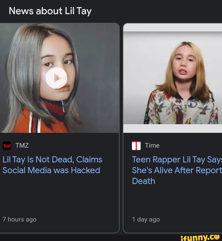 News about Lil Tay Time Lil Tay Is Not Dead, Claims Teen Rapper Lil Tay ...