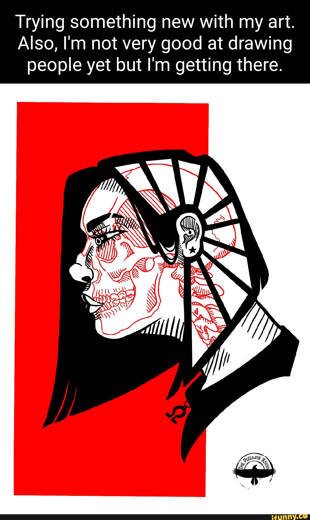 Trying something new with my art. Also, I'm not very good at drawing ...