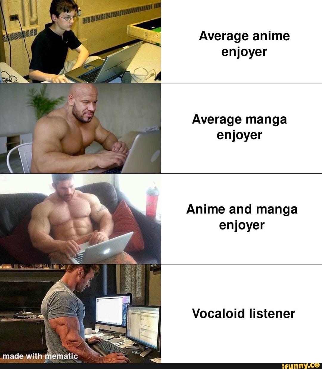 Average anime enjoyer Average manga enjoyer Anime and manga enjoyer ...