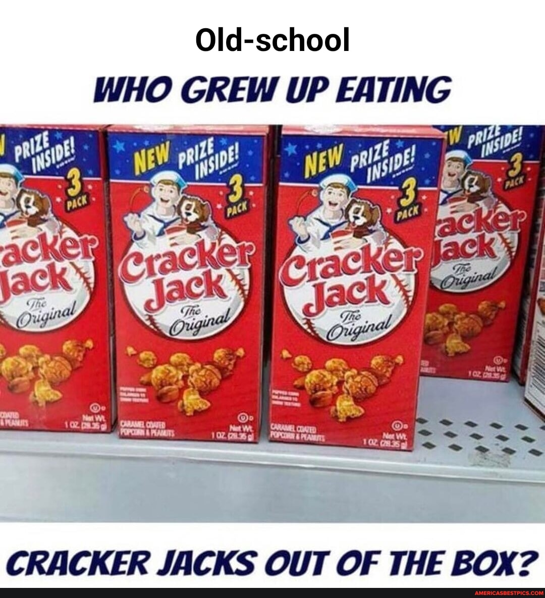 Old-school WHO GREW UP EATING pt! CRACKER JACKS OUT OF THE BOX ...