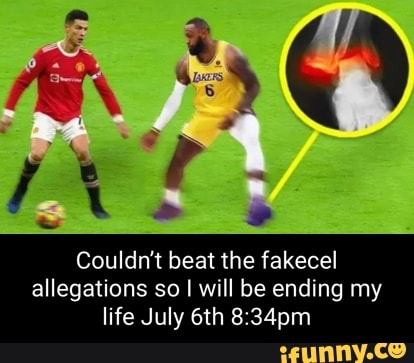 Couldn't beat the fakecel allegations so I will be ending my life July ...
