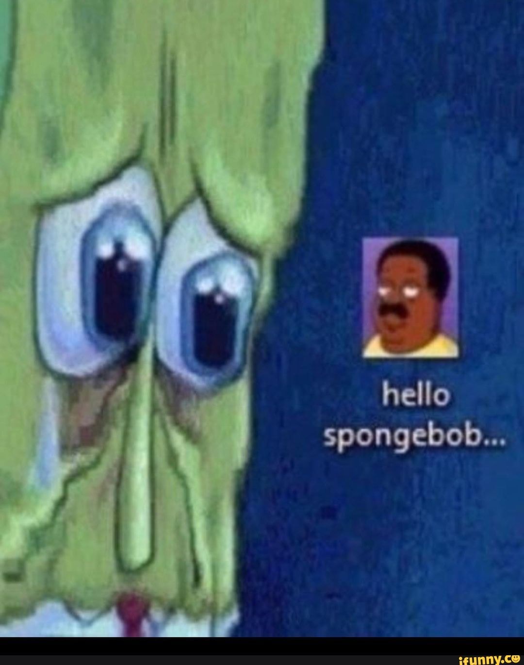 Hello spongebob... - iFunny