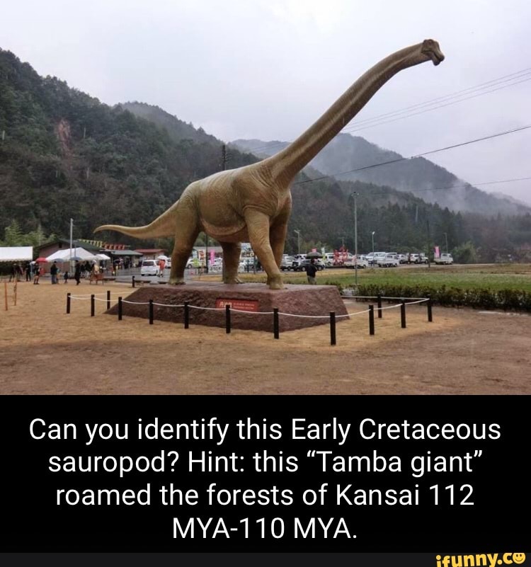 Can you identify this Early Cretaceous sauropod? Hint: this "Tamba ...