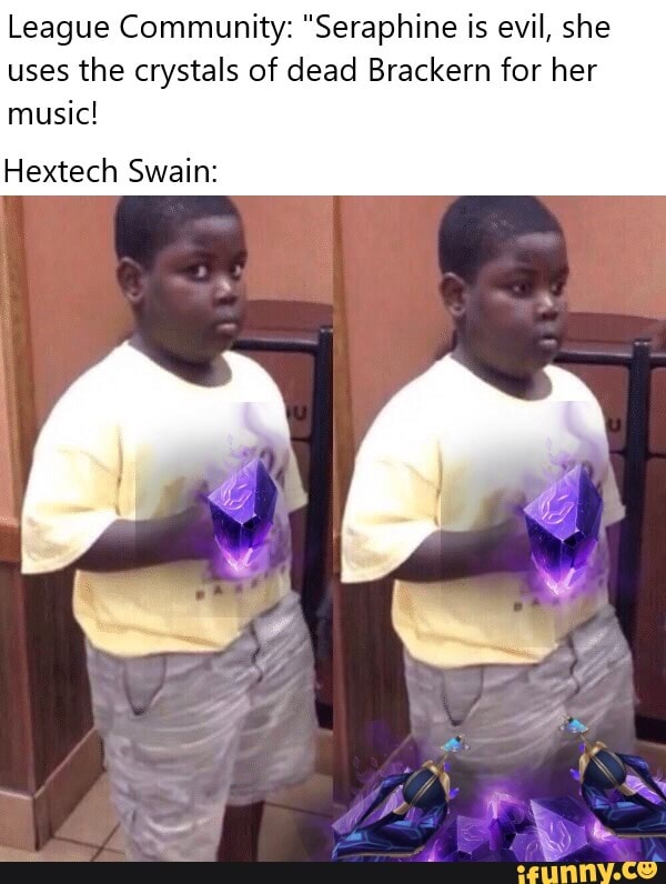 League Community: "Seraphine is evil, she uses the crystals of dead ...