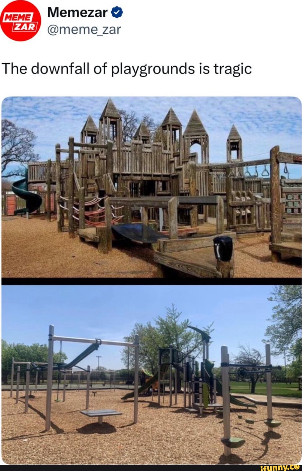 Memezar @meme The downfall of playgrounds is tragic - iFunny
