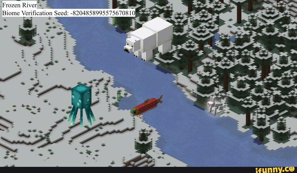 In Game Biome Food Web Time - Frozen Riv Biome Veri 8204858995575670810 ...