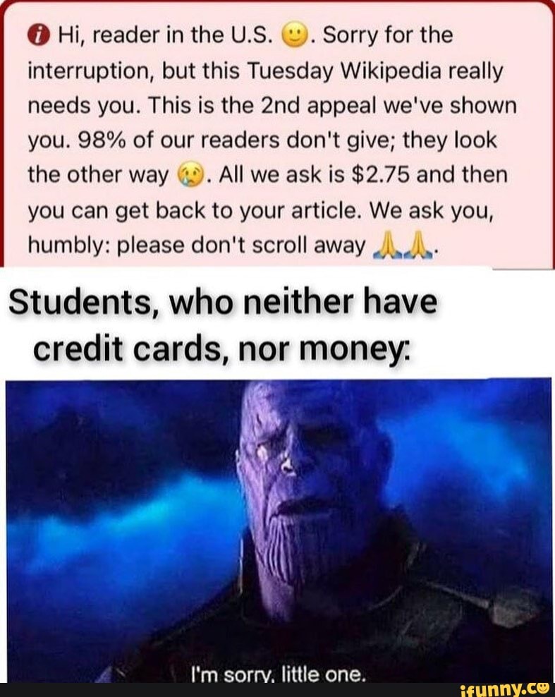 @ Hi, reader in the U.S. 2). Sorry for the interruption, but this ...