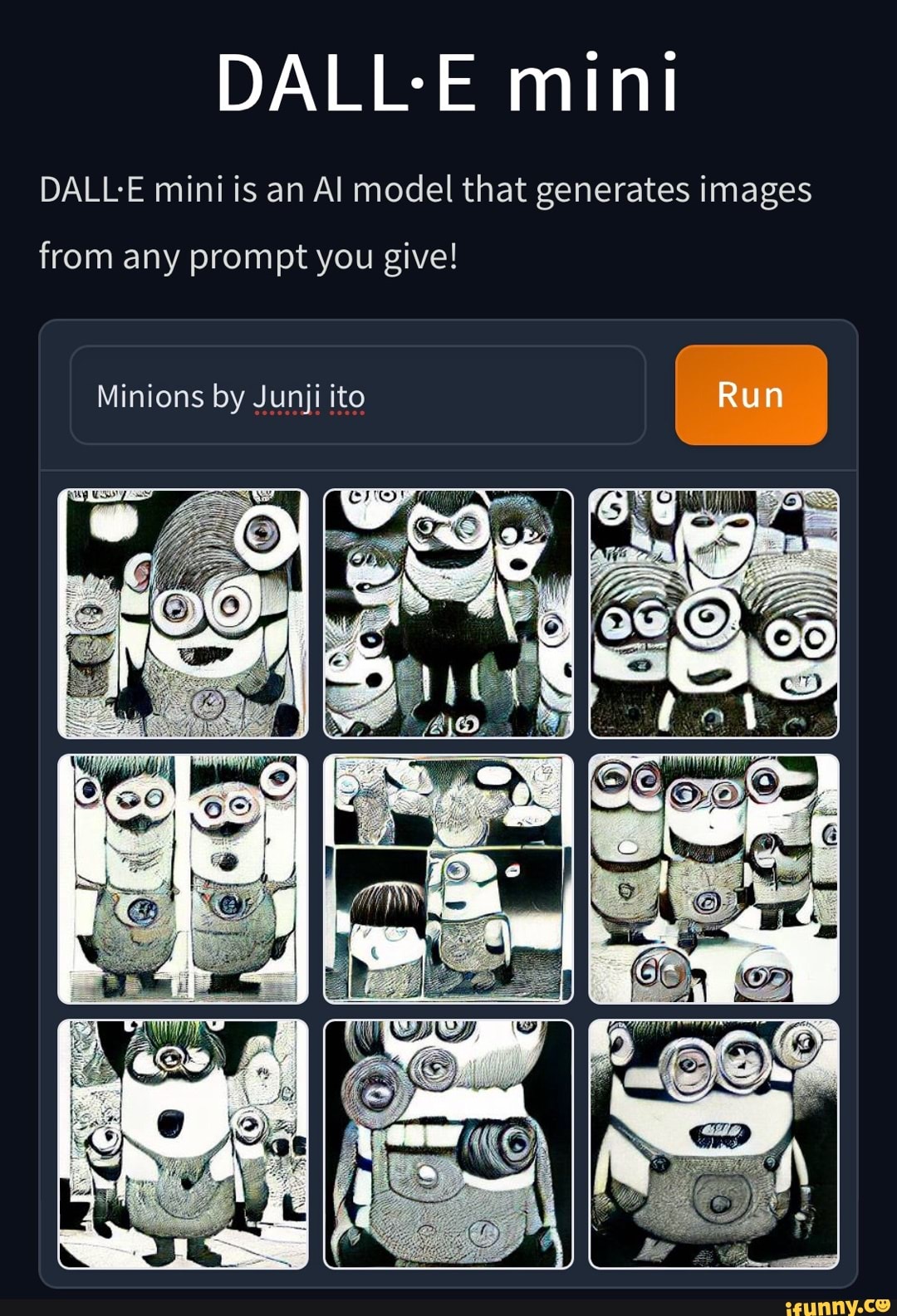 DALL-E mini DALL-E mini is an Al model that generates images from any ...