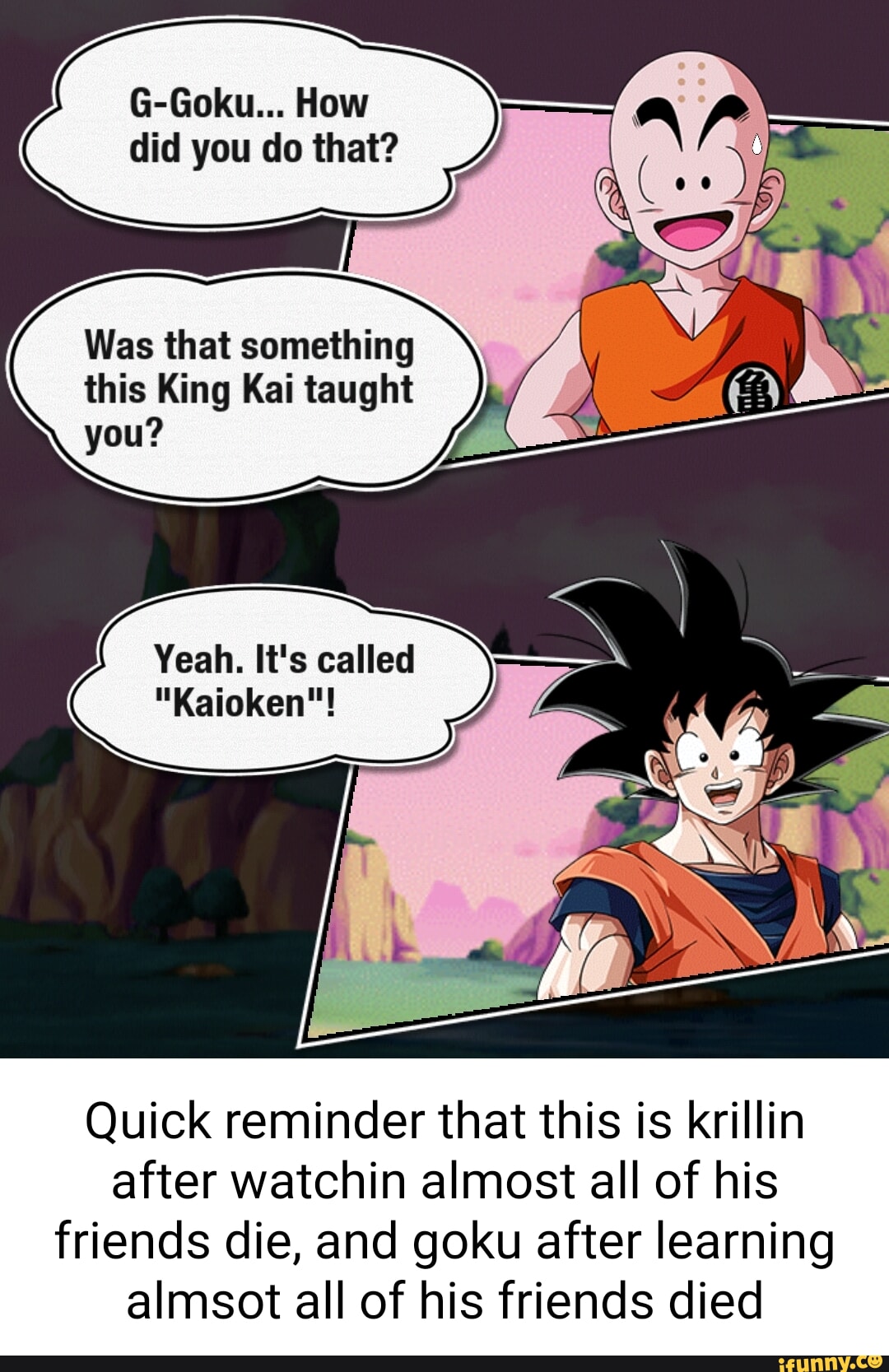 Kaioken memes. Best Collection of funny Kaioken pictures on iFunny