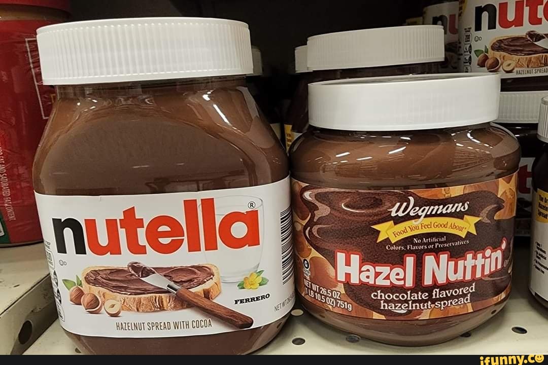 Chocolate flavorg real HAZELNUT SPREAD WITH COCOR - iFunny