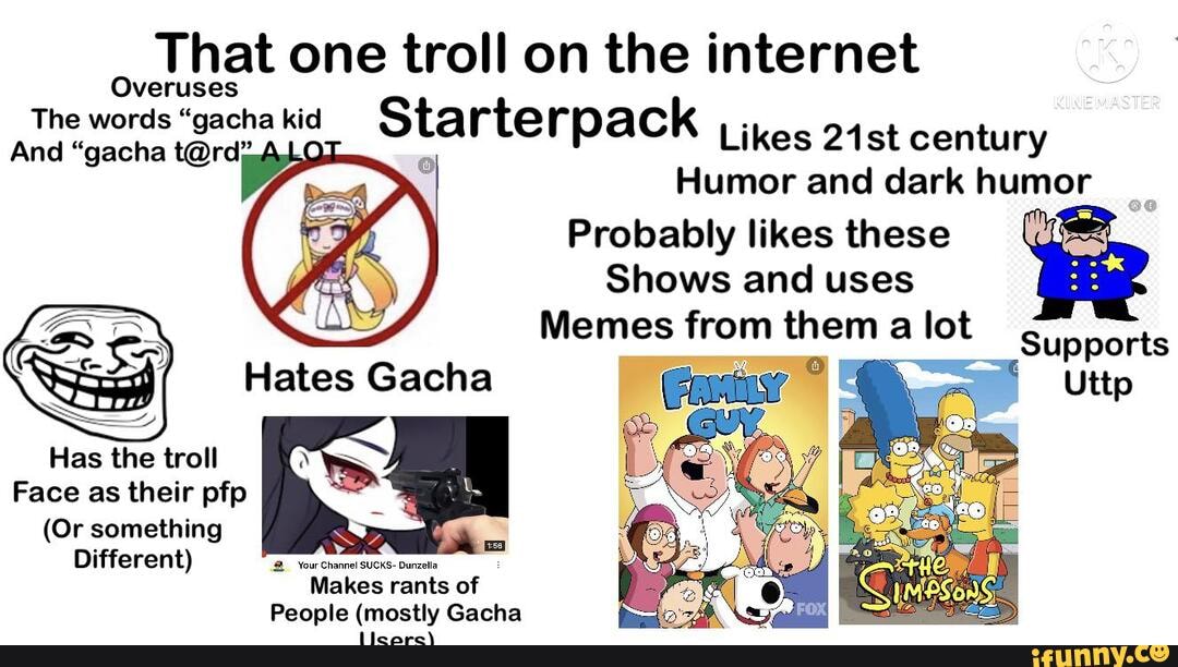 That one troll on the internet Overuses And "gacha The words "gacha Sta ...