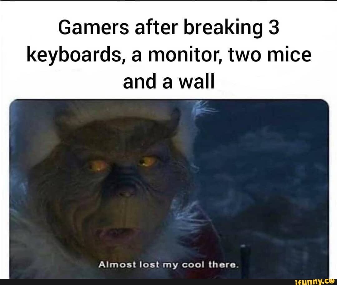 Keyboards, a monitor, two mice and a wall Almost lost my cool there ...