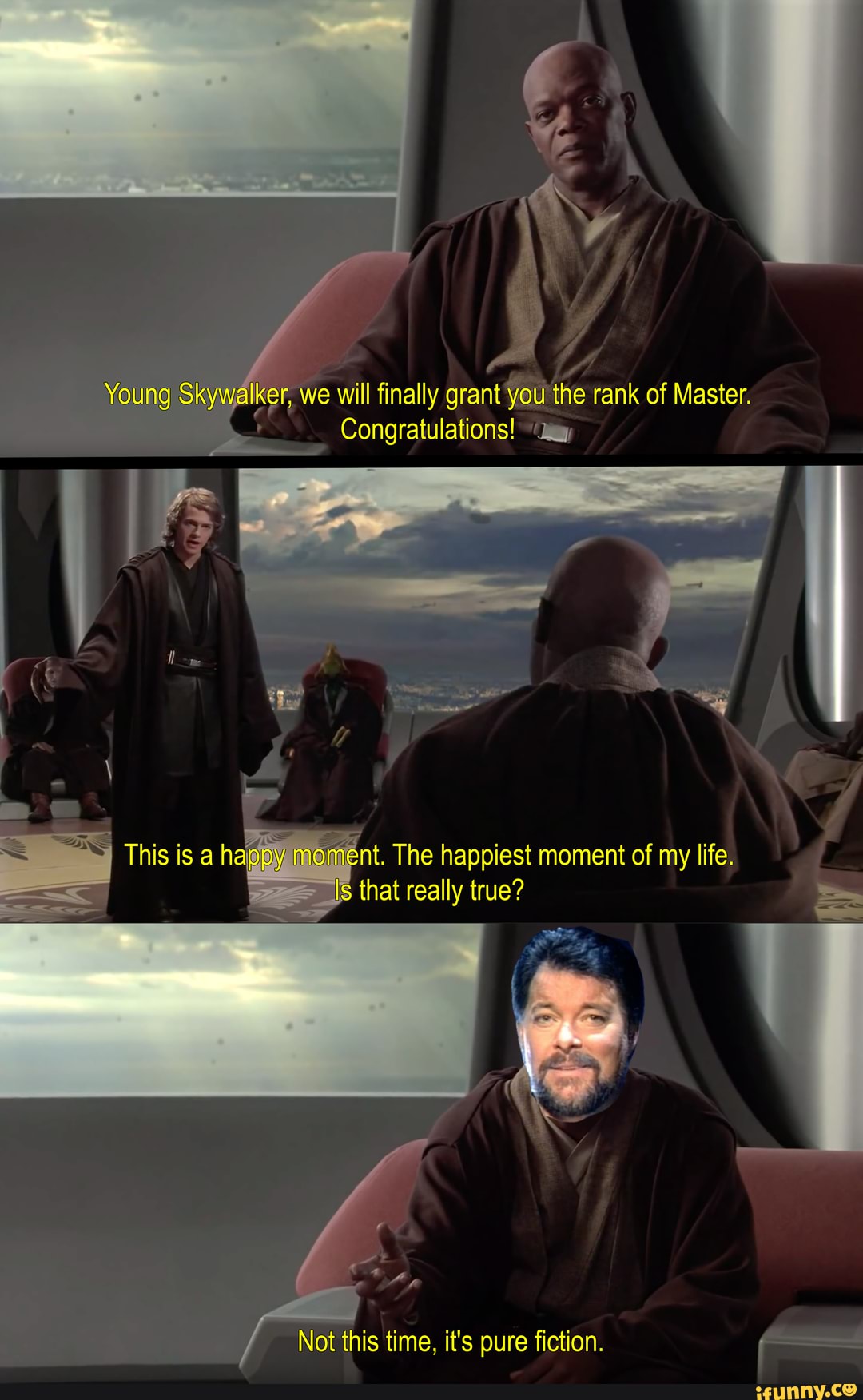 KE we will finally grant you the rank of Master. Not this time, it's ...