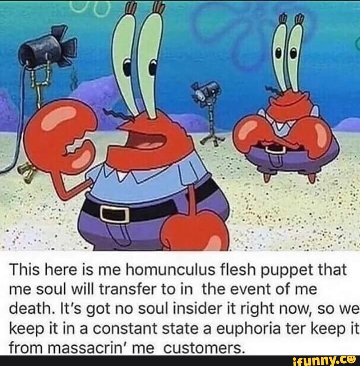 Homunculus memes. Best Collection of funny Homunculus pictures on iFunny