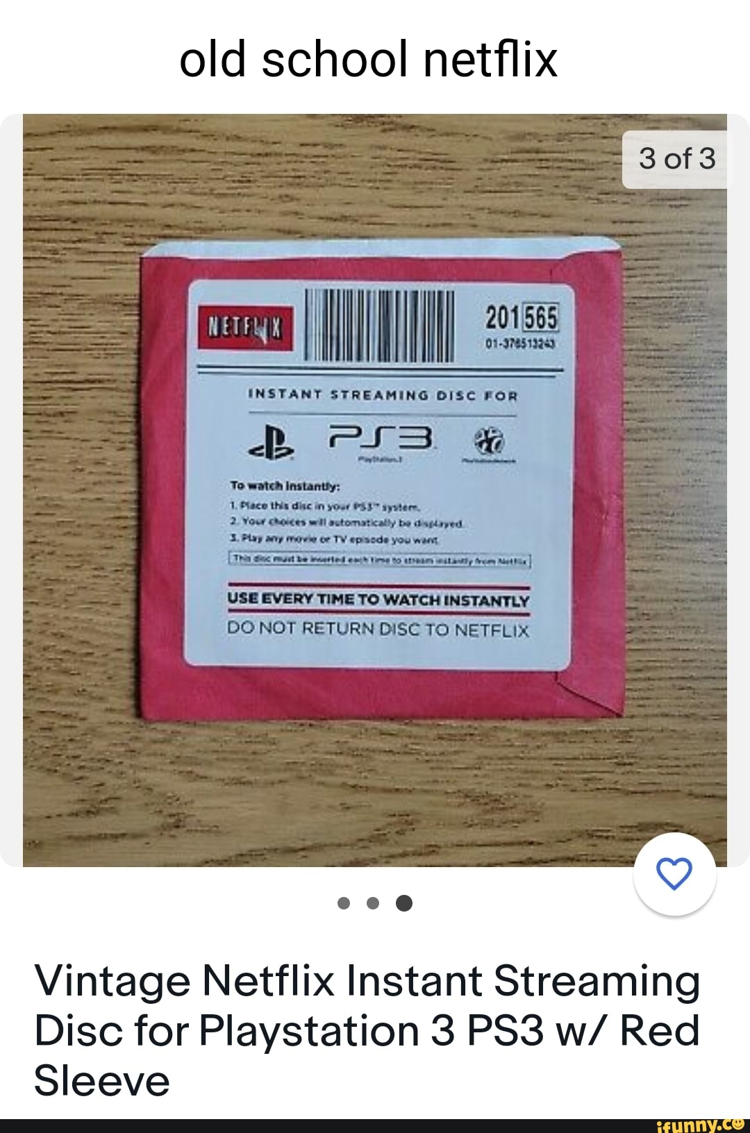 Old school netflix INSTANT STREAMING DISC FOR To wateh Instantty: wil ...