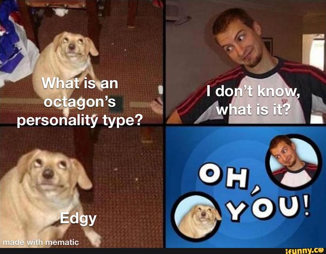 Octagons memes. Best Collection of funny Octagons pictures on iFunny