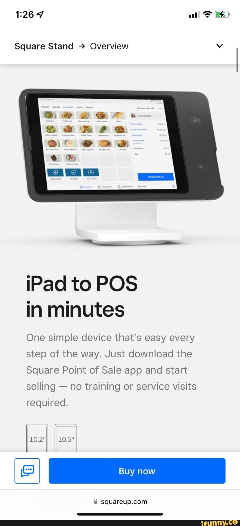 Square Stand Overview iPad to POS in minutes One simple device that's ...