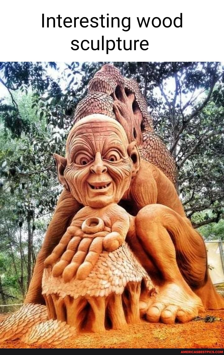 Interesting wood sculpture - America’s best pics and videos