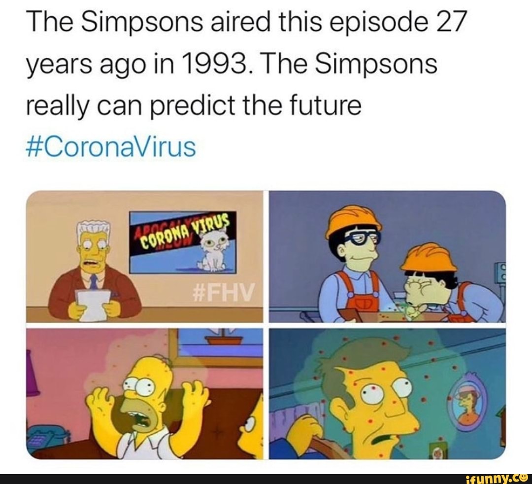 The Simpsons aired this episode 27 years ago in 1993. The Simpsons ...