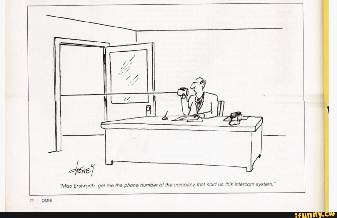 Nostalgia: OMNI magazine cartoons & ads - "Miss Erstworth, get me the ...