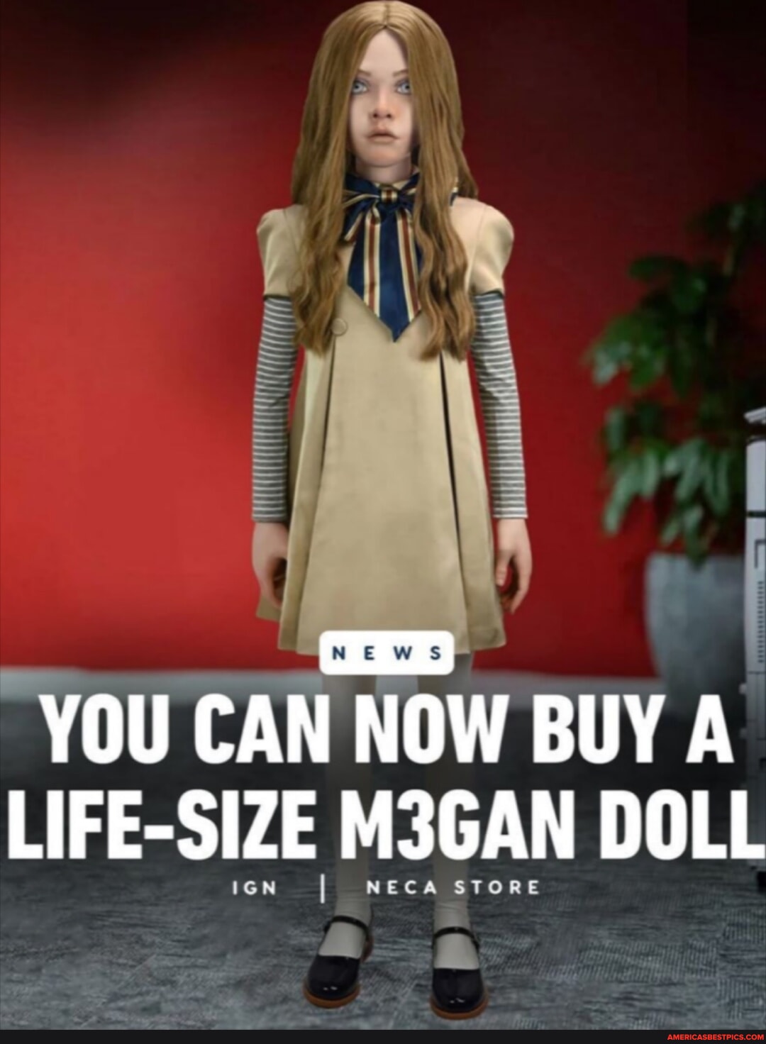 YOU CAN NOW BUY A LIFE-SIZE STORE M3GAN DOLL NECA STORE - America’s best pics and videos