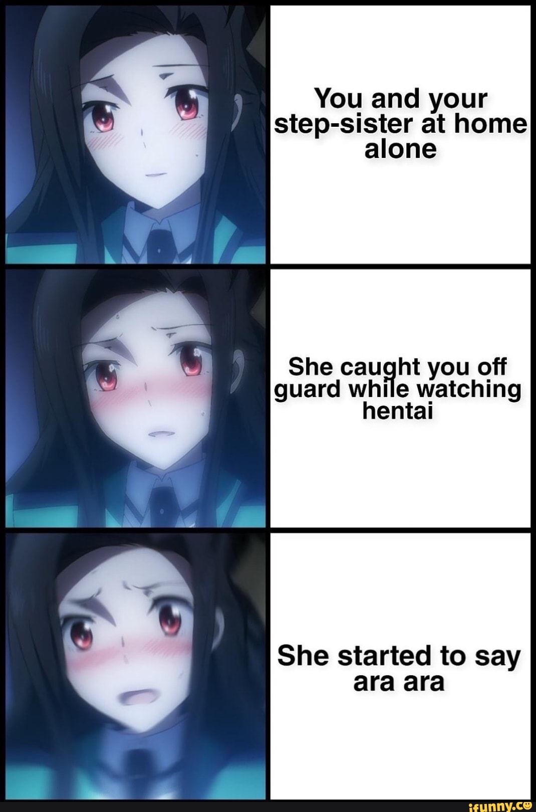 You and your step-sister at home alone She caught you off guard while ...