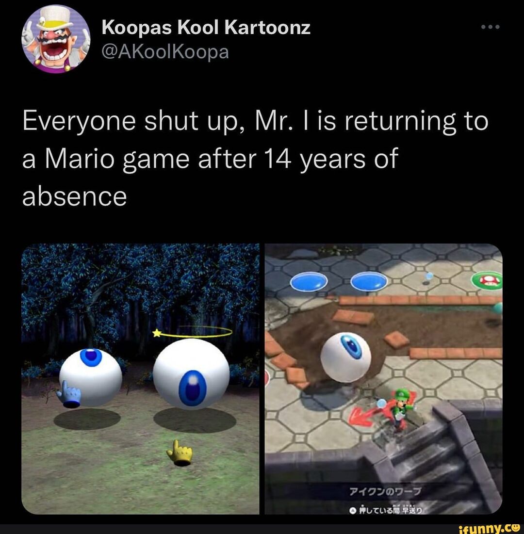 Koopas Kool Kartoonz Everyone shut up, Mr. I is returning to a Mario ...