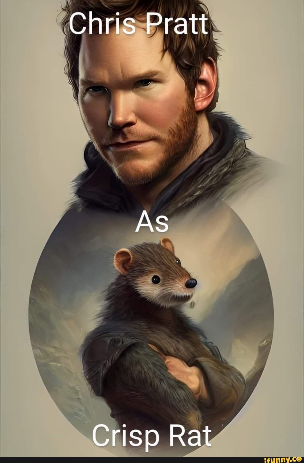 Chris Pratt AS Crisp Rat - iFunny