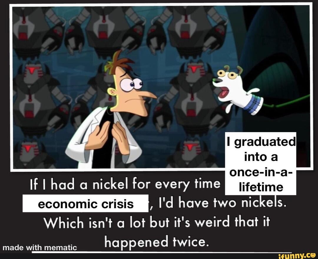 Once-in-a- If had a nickel for every time I'd have two nickels. Which ...