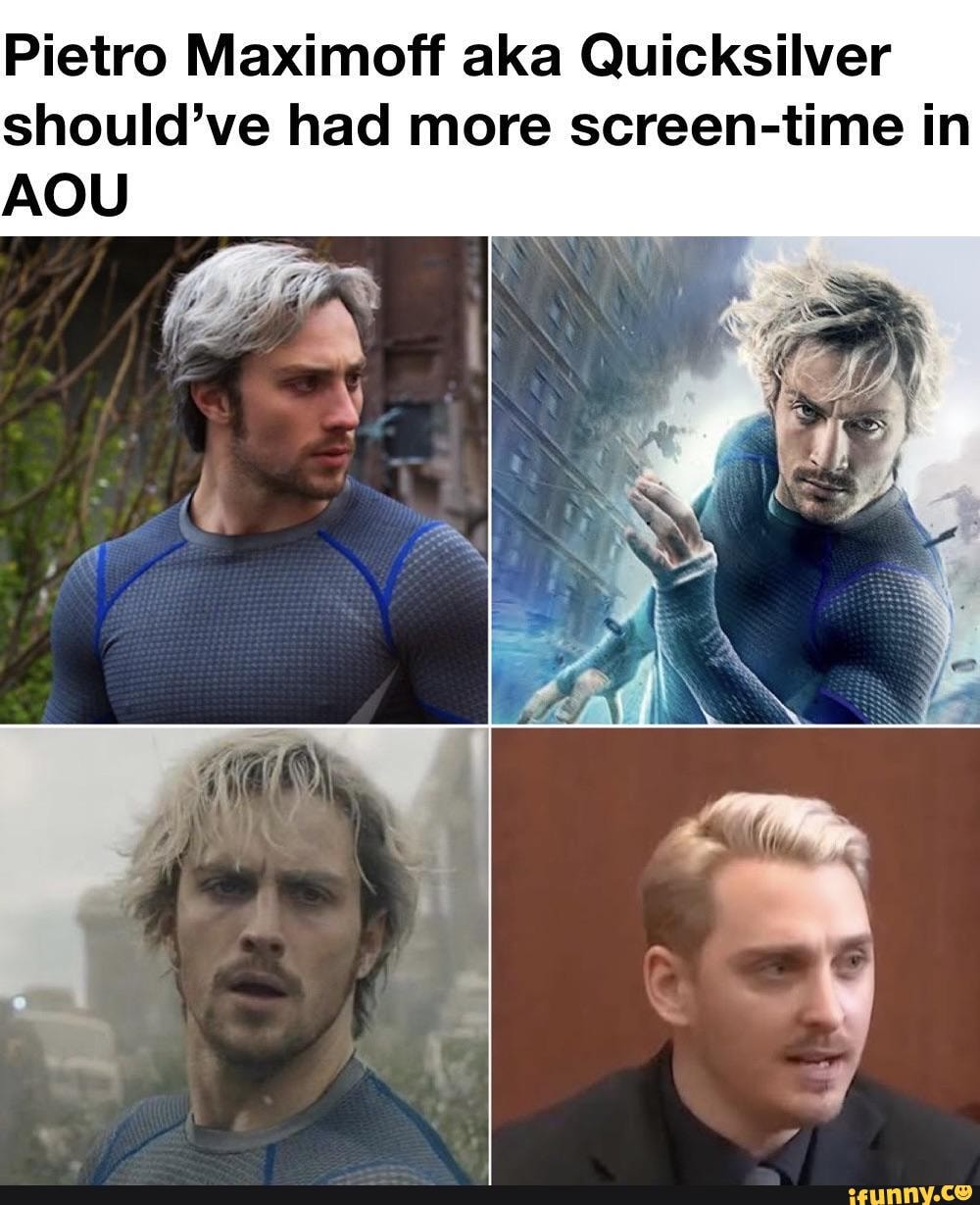 Pietro Maximoff aka Quicksilver should've had more screen-time in AOU ...