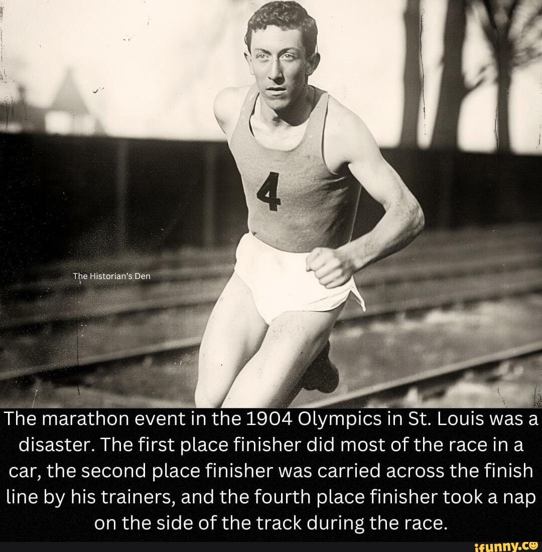 The Historian's Den The marathon event in the 1904 Olympics in St ...