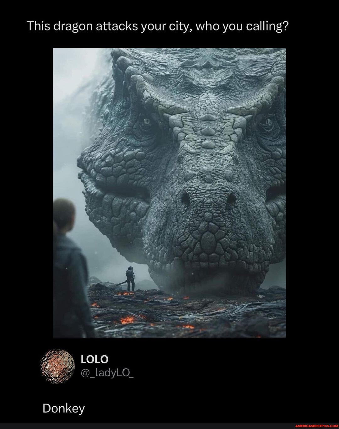 Iykyk 😂 (invis4yoo/X) - #shrek #memes #donkey #explorepage #funny - This dragon attacks your ...