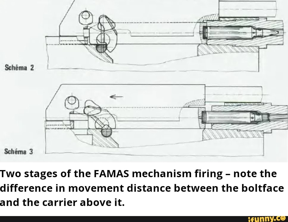Schema 2 Two stages of the FAMAS mechanism firing - note the difference ...