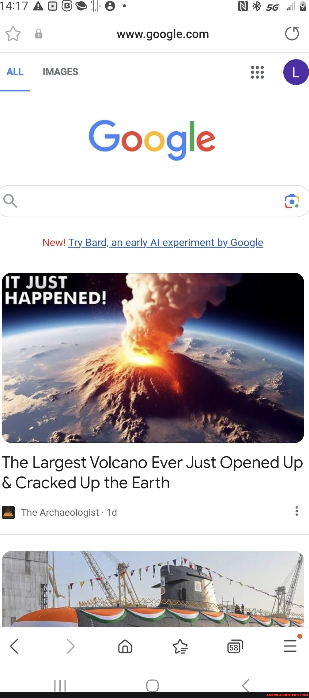 All se ALL IMAGES Google New! Try Bard, an early Al experiment by ...