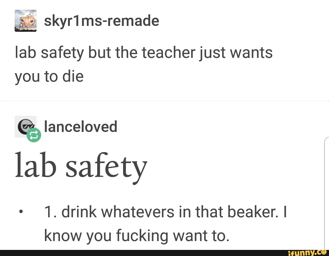Labsafety memes. Best Collection of funny Labsafety pictures on iFunny ...