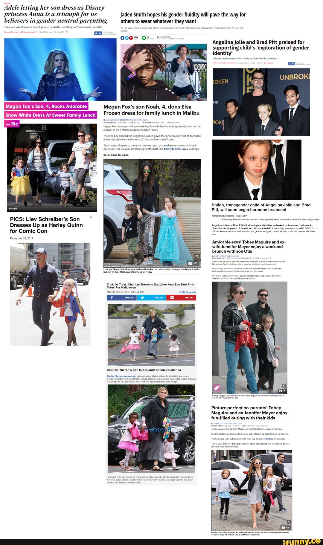 Adele letting her son dress as Disney princess Auna is a triumph for us ...