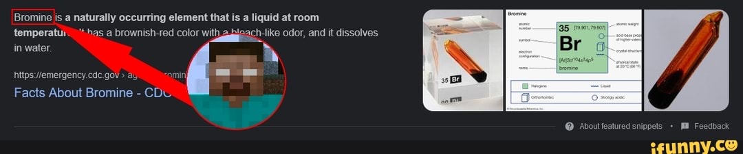 Bromine memes. Best Collection of funny Bromine pictures on iFunny