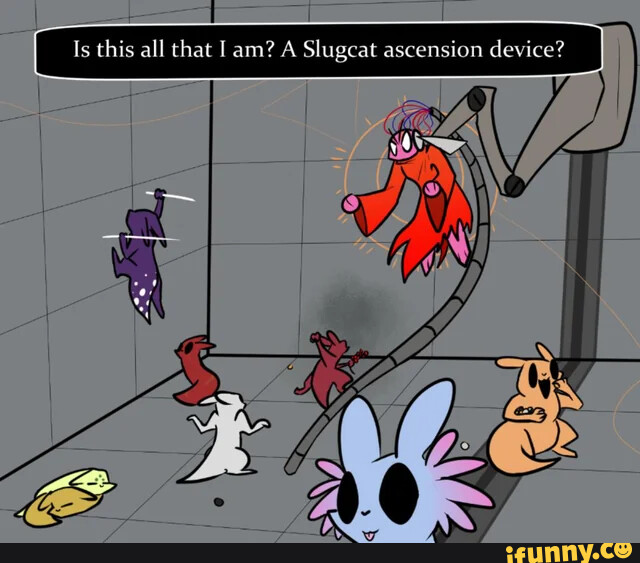 Is this all that I am? A Slugcat ascension device? - iFunny