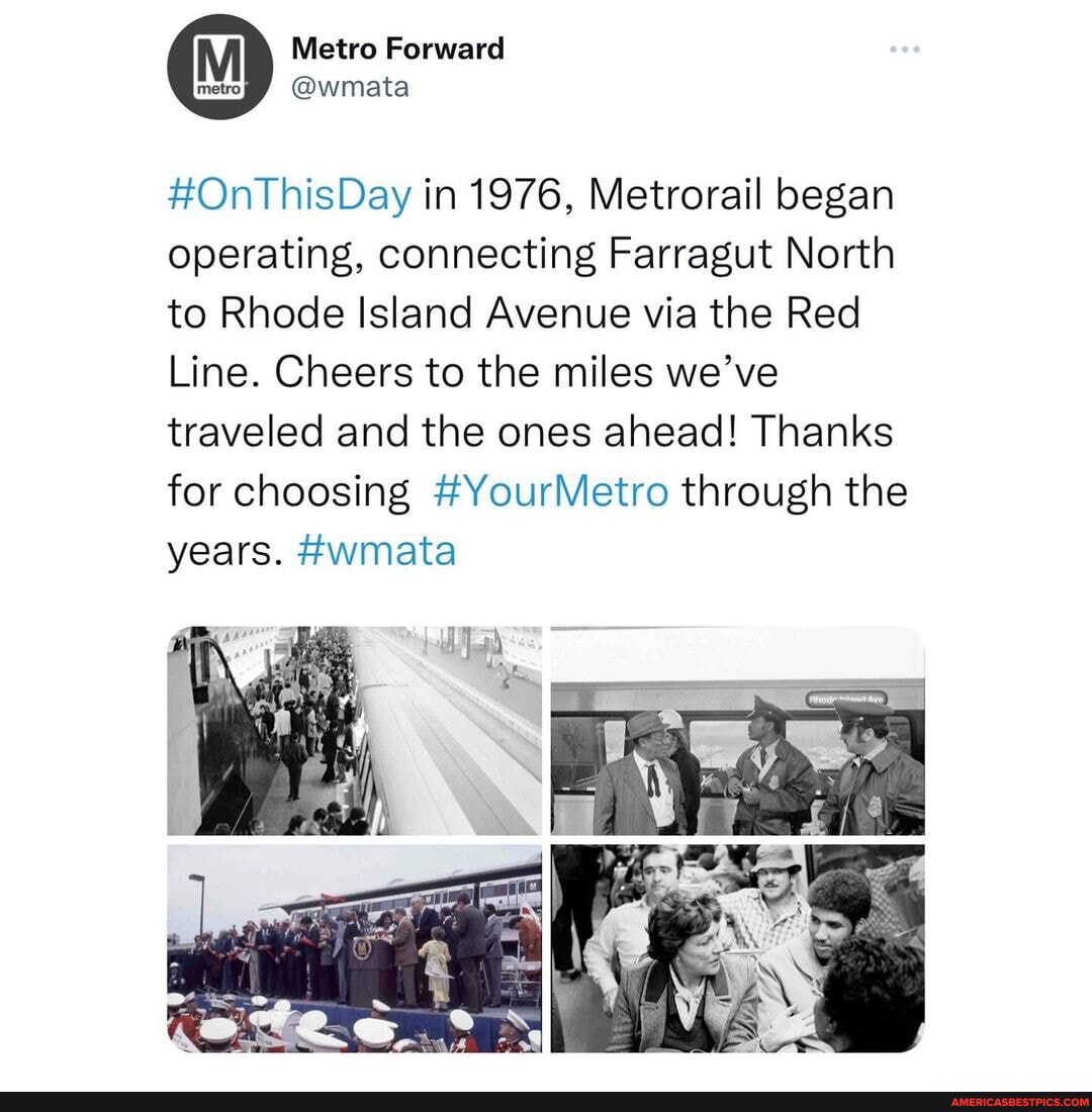 Happy birthday @metroforward! 🥳 - IM Metro Forward @wmata #OnThisDay in ...